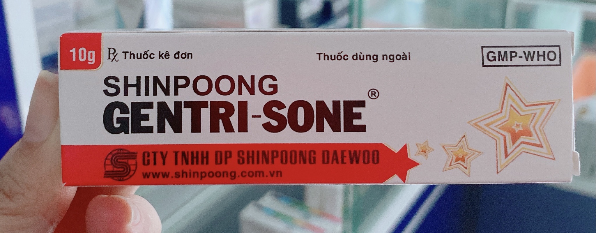 Kem bôi Shinpoong Gentri-Sone trị viêm da tuýp 10g
